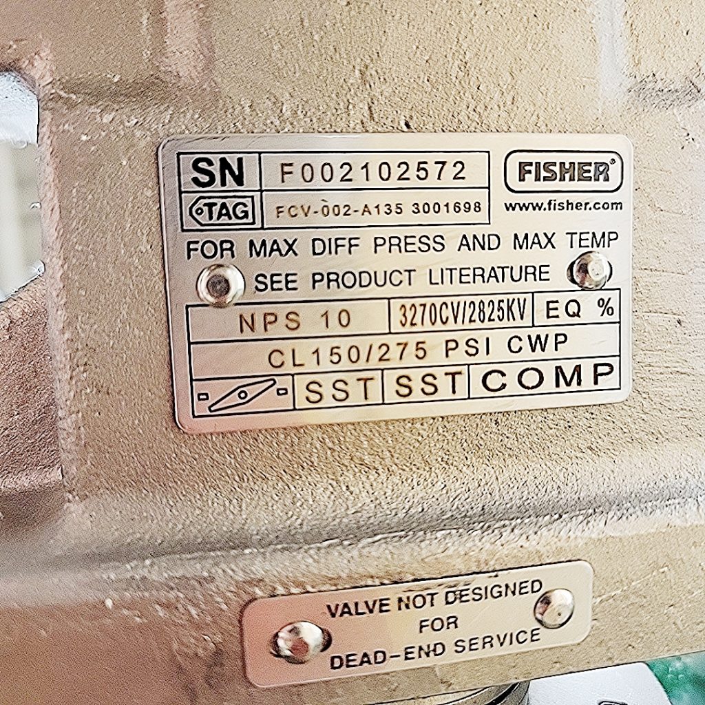 Fisher NPS 10 Control Disk Butterfly Valve 2052 Size 2 Actuator » DWP ...
