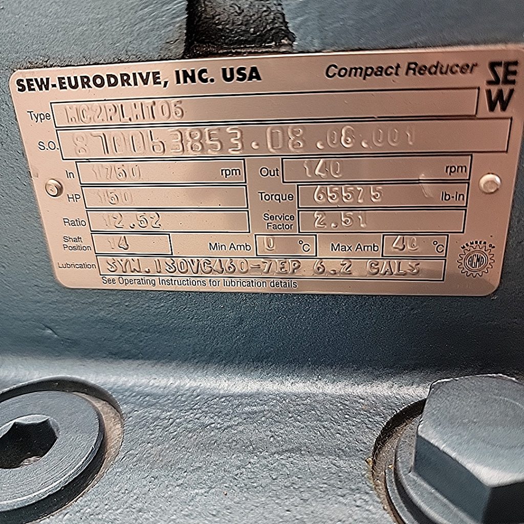 Sew-Eurodrive MC2PLHT05 Compact Gear Reducer 12.52:1 Ratio » DWP ...