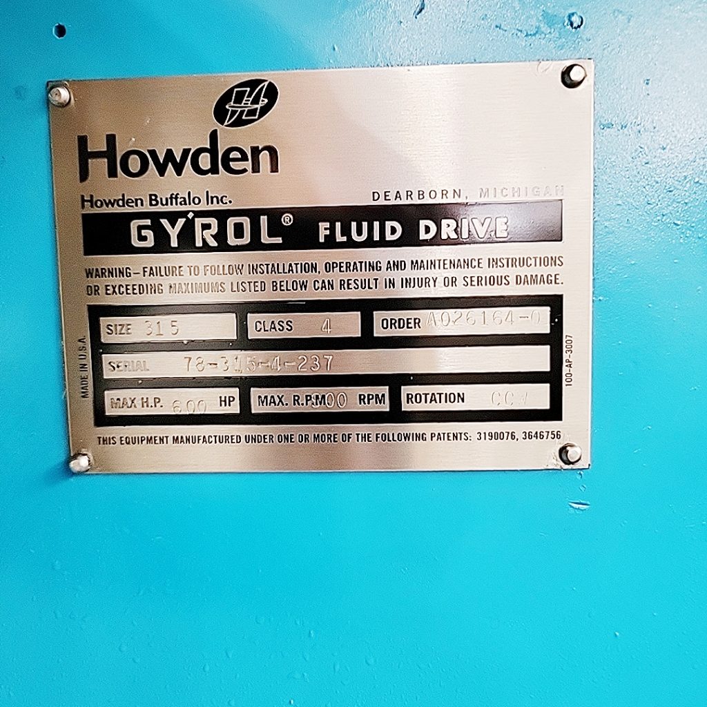 Howden Gyrol Fluid Drive » DWP Industrial Sales | Pumps, Valves & MRO ...
